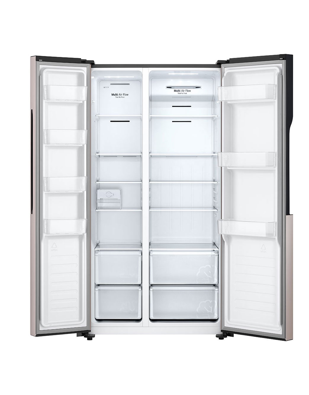 508L Side-by-Side Fridge in Gold Finish - GC-B507PGAM | LG Malaysia
