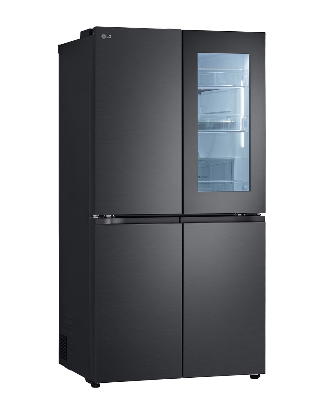 601L French Door Fridge with InstaView in Matte Black Finish - GC ...