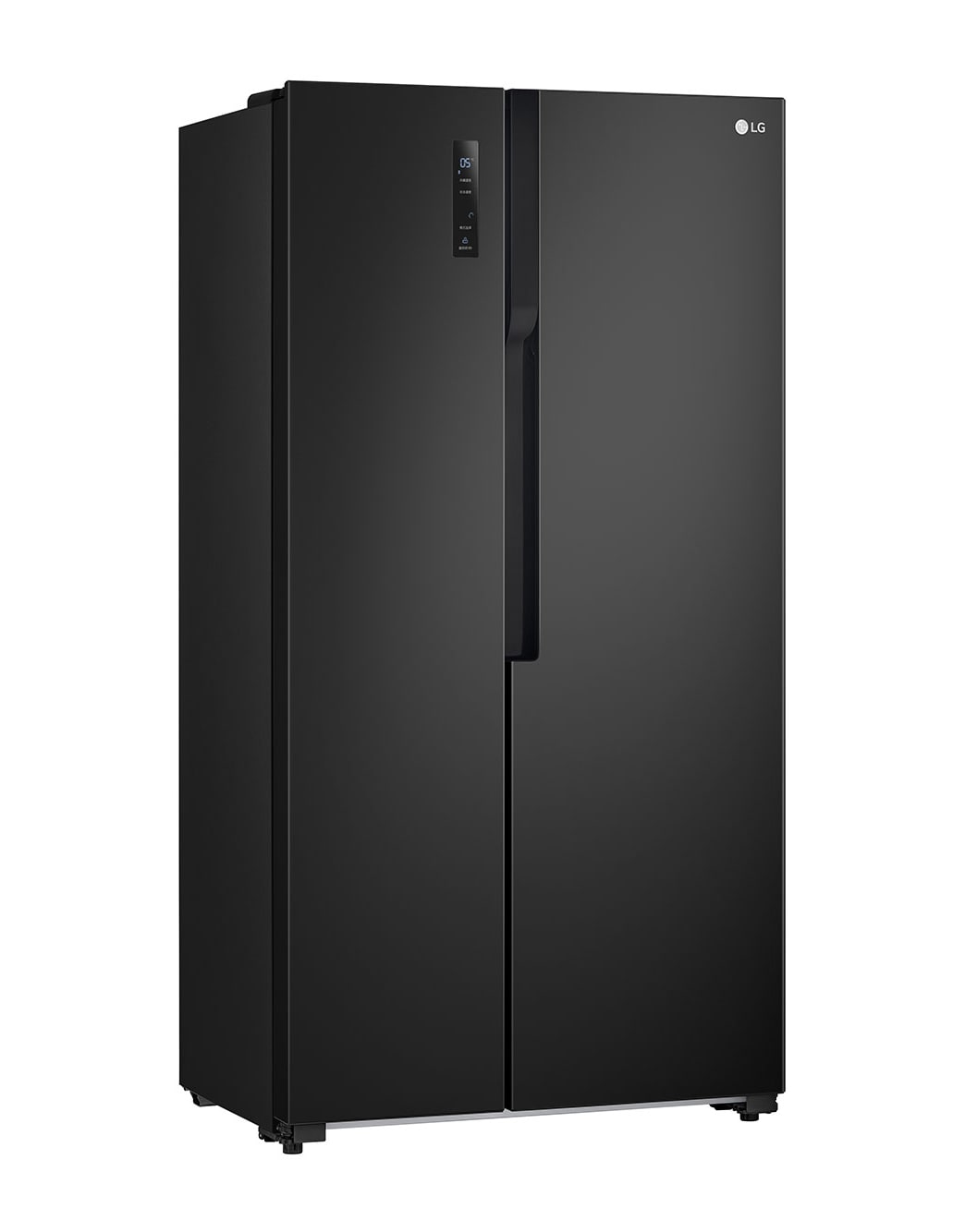 508L Side-by-Side Fridge in Essence Matte Black | LG Malaysia