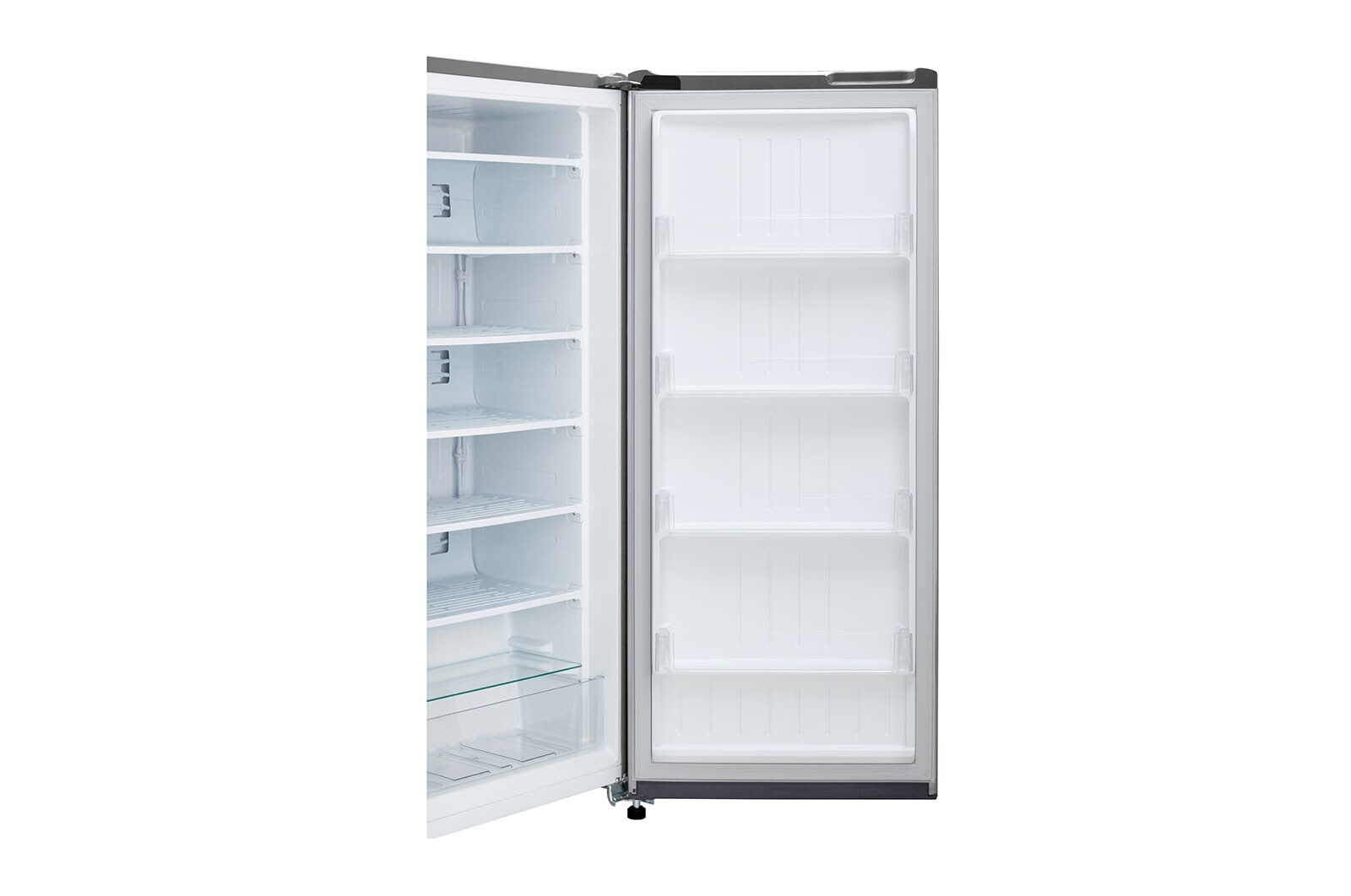 171L Vertical Freezer in Platinum Silver Finish - GN-304SLBT | LG MY