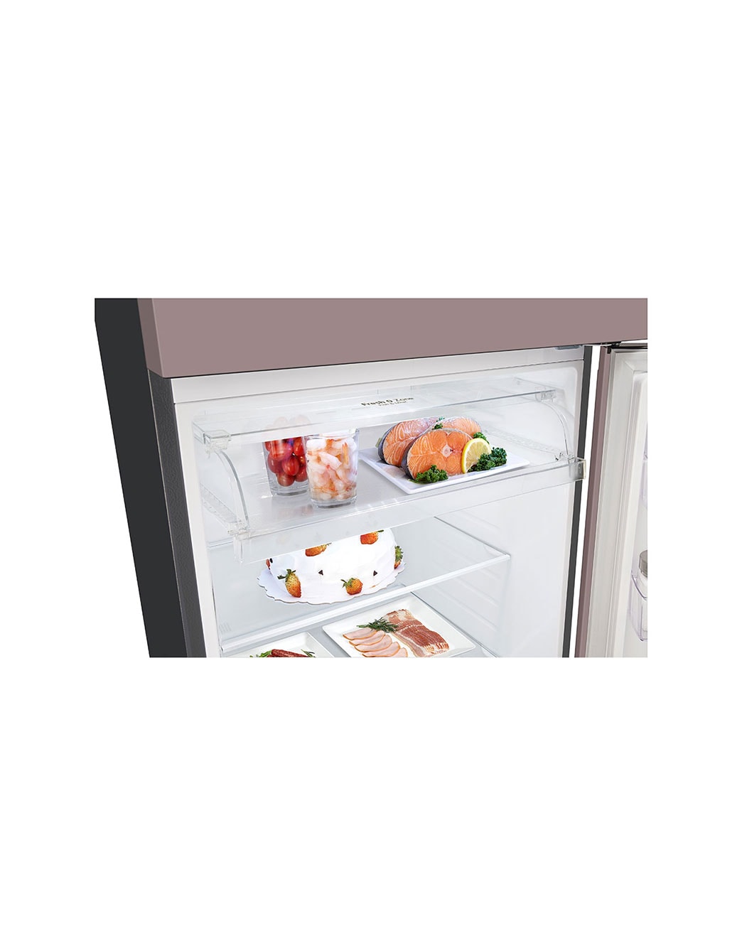 493L Top Freezer Fridge in Clay Pink Finish - GN-B452PPFK | LG MY