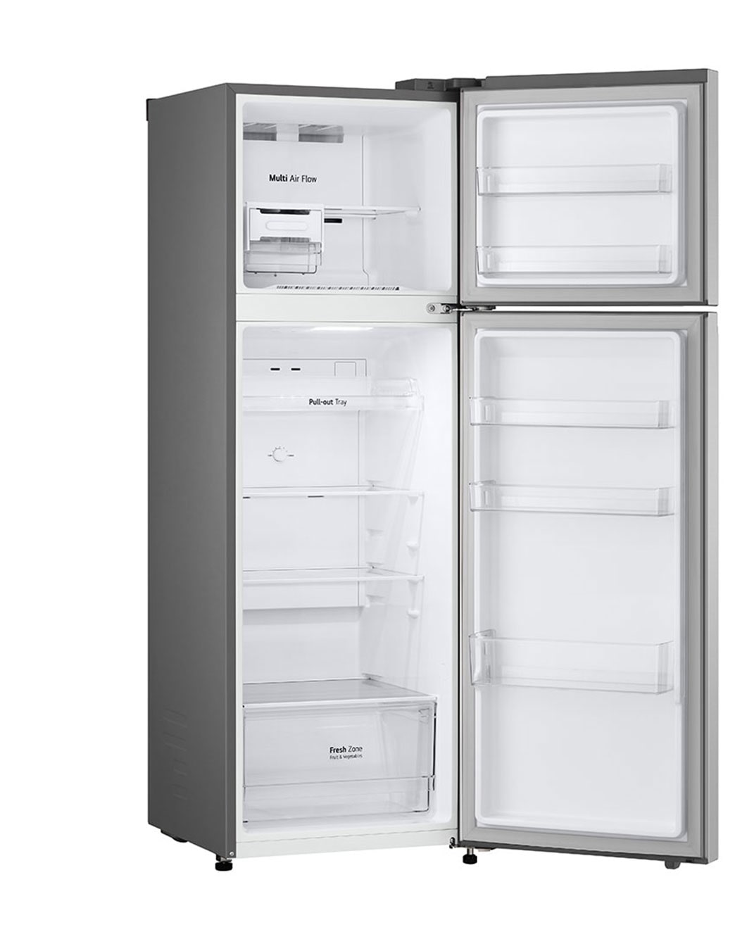 287L Top Freezer Fridge in Platinum Silver - GV-B262PLGB | LG Malaysia