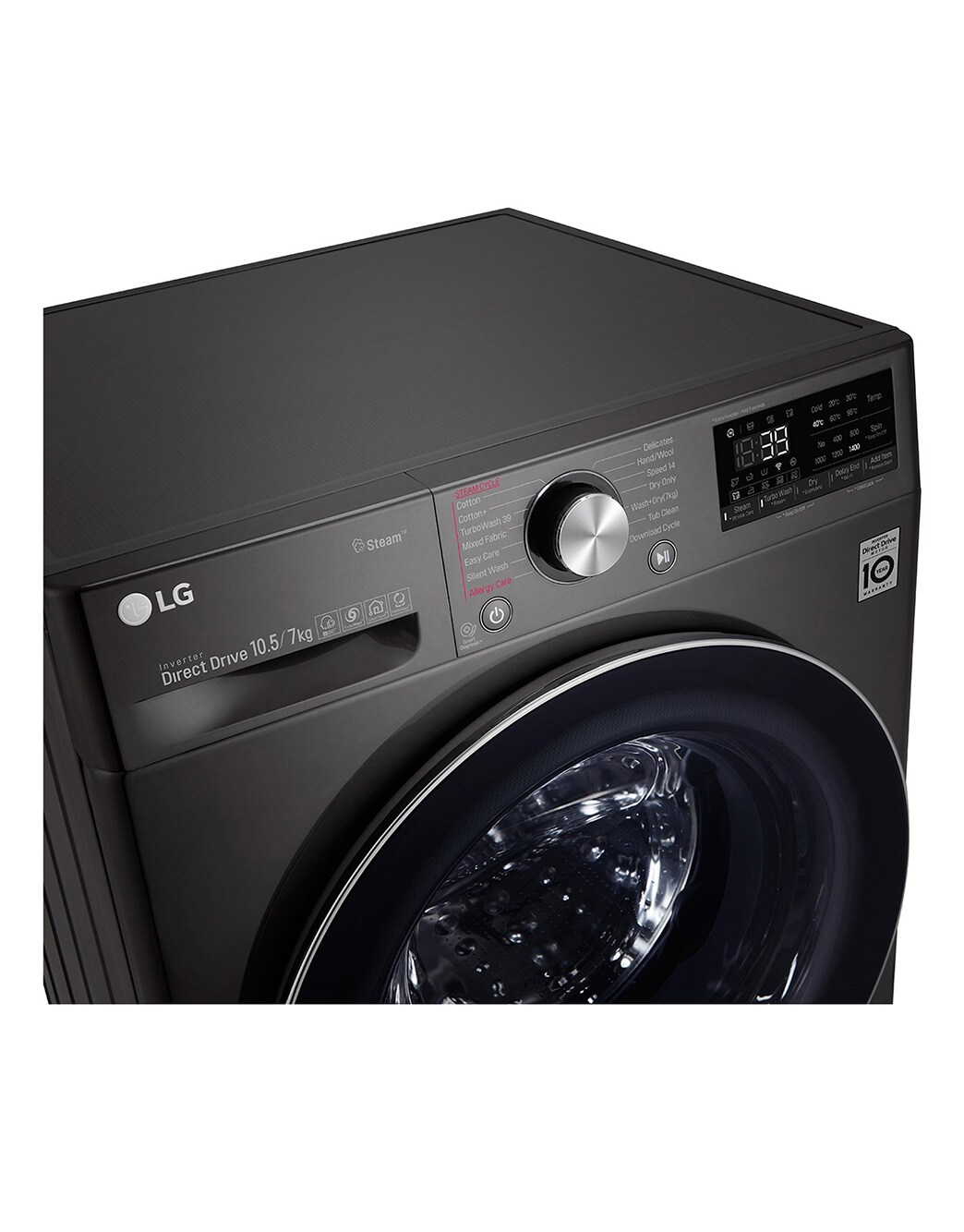10.5/7kg Front Load Washer Dryer with AI Direct Drive™ and Steam+ ...