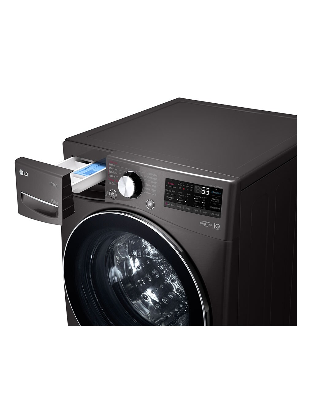 15/8kg Front Load Washer Dryer with AI Direct Drive™ and TurboWash ...