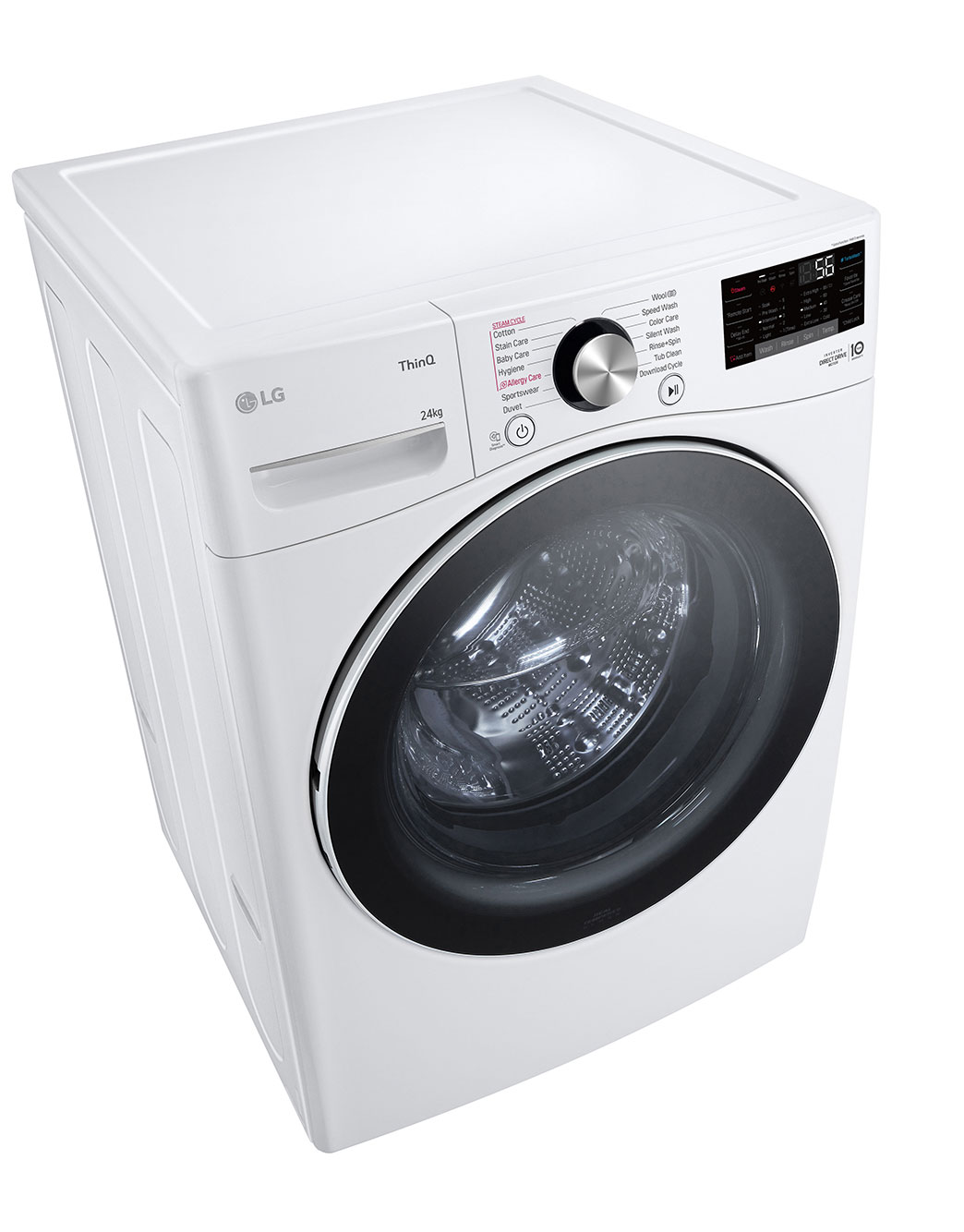 24kg Front Load Washer with AI Direct Drive™ and TurboWash™ - F2724SVRW ...