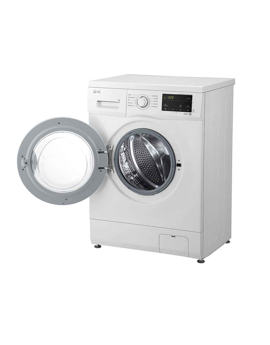 7kg Front Load Washer with 6 motion Direct Drive - FM1207N6W | LG MY