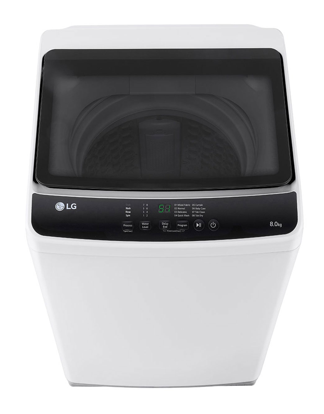 8kg Top Load Washer with Honeycomb Crystal Drum, White - T2108NT1W1 | LG MY
