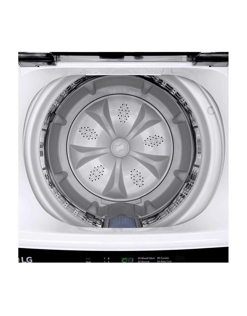 8kg Top Load Washer with Honeycomb Crystal Drum, White - T2108NT1W1 | LG MY