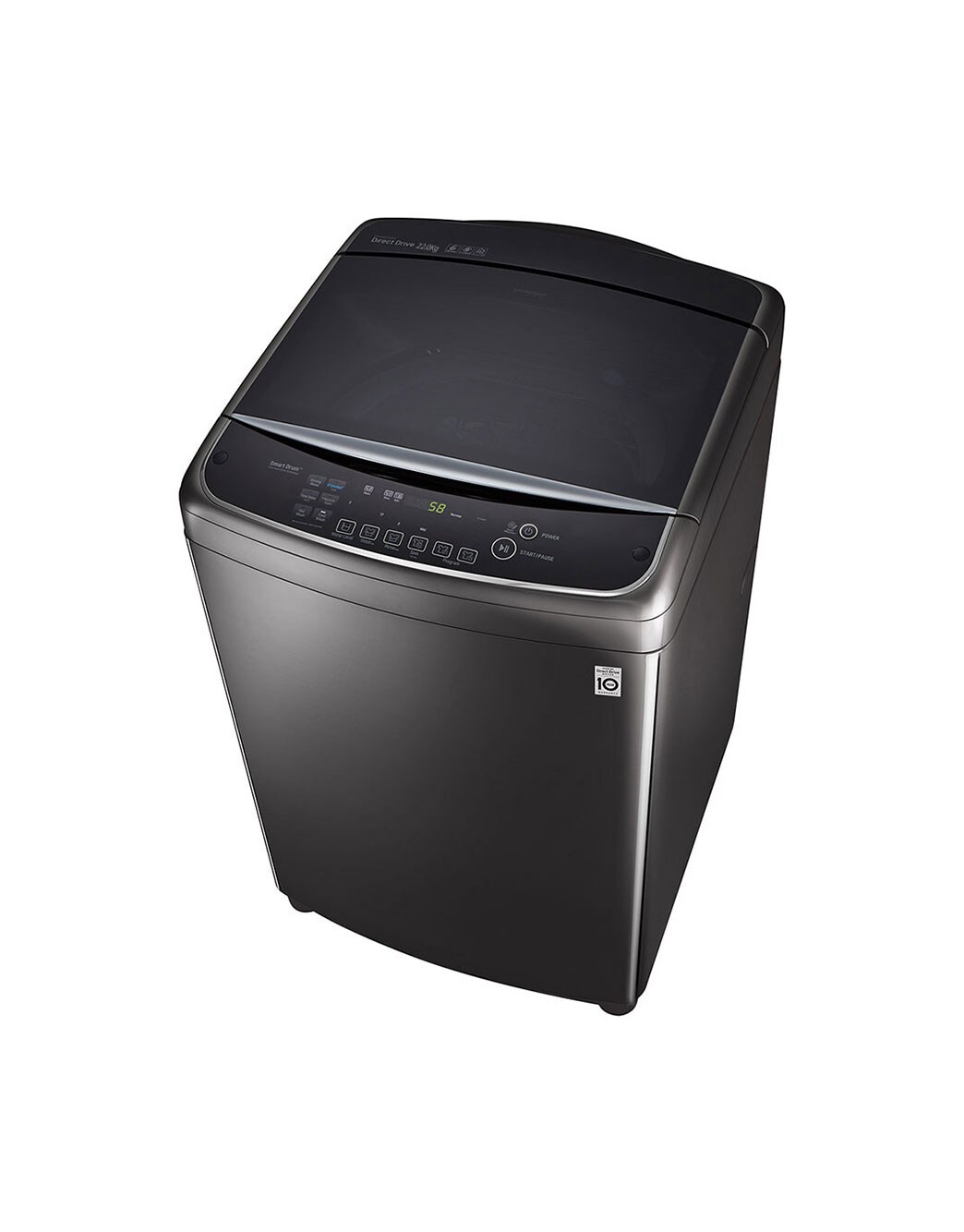 22kg Top Load Washing Machine with Inverter Direct Drive and Steam ...