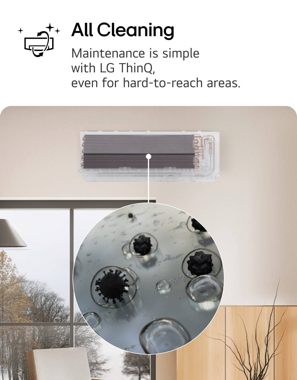 3.5kW DUALCOOL AI Air Deluxe Single Split AC - H12S1DA.NS1 | LG NL