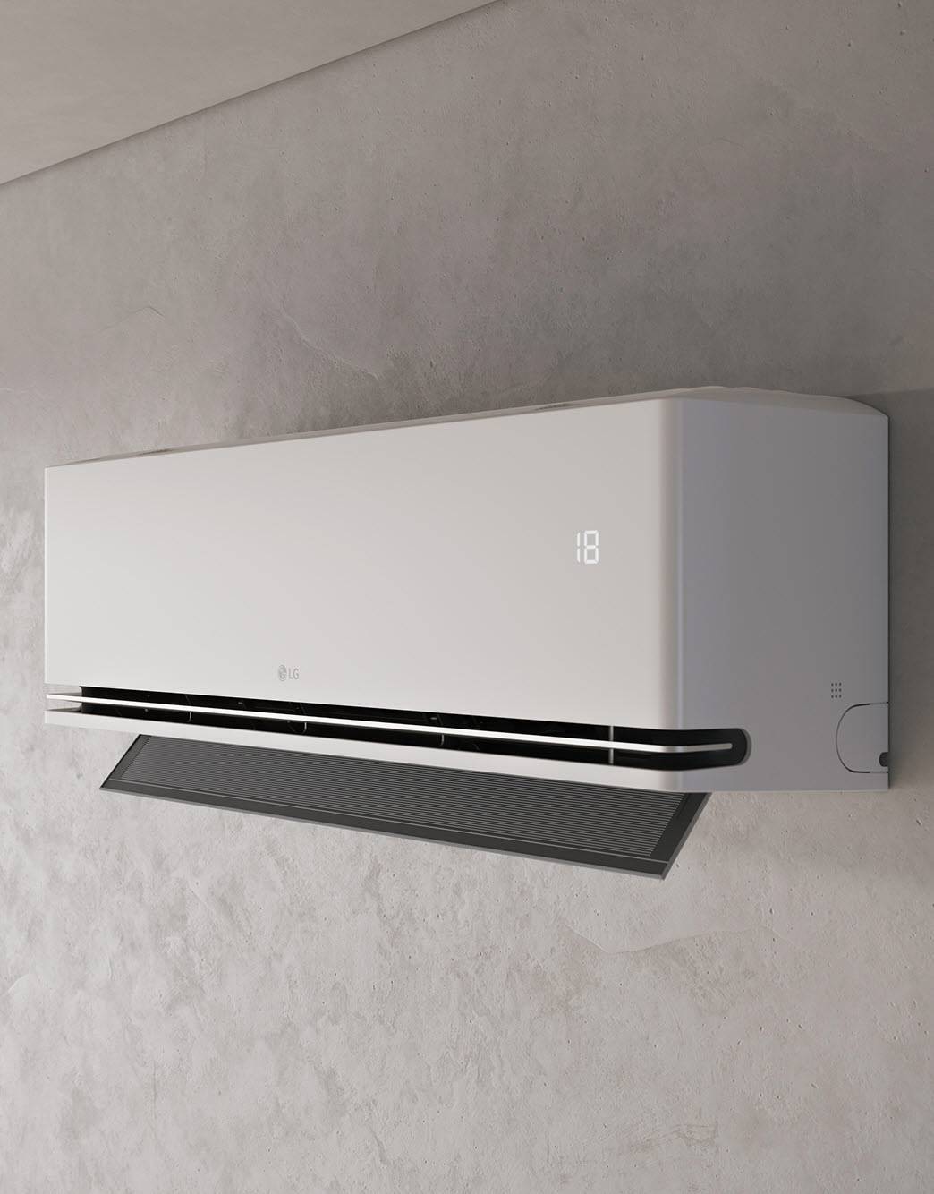 3.5kW DUALCOOL AI Air Deluxe Single Split AC - H12S1DA.NS1 | LG NL