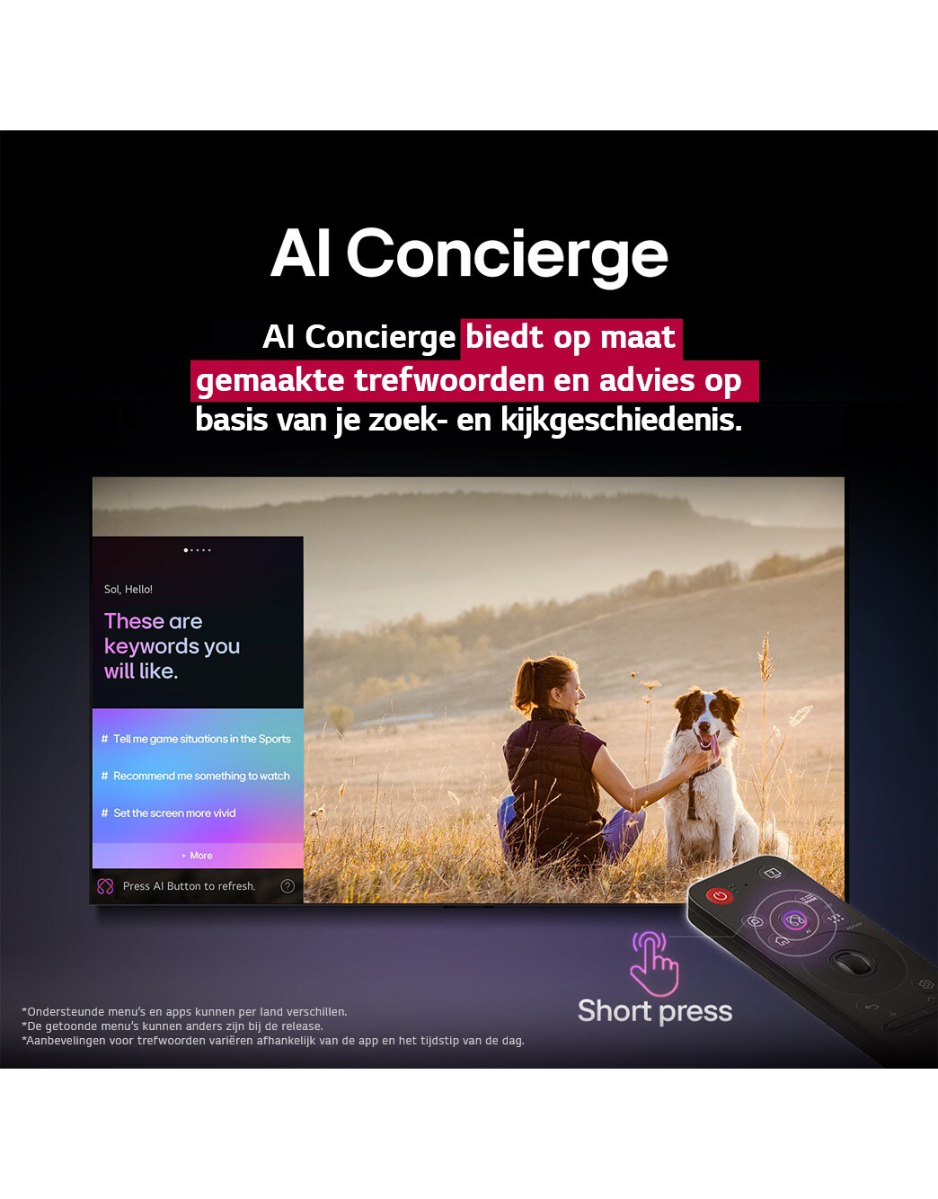 55 Inch LG OLED evo AI C5 4K Smart TV - OLED55C56LB | LG NL