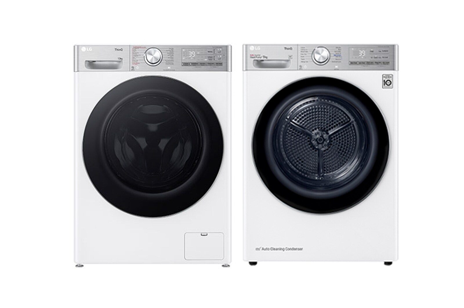 Wasmachine F4WR9513S2W + 9kg Droger RH90V9AV2QR Wit - F4WR9513S2W ...