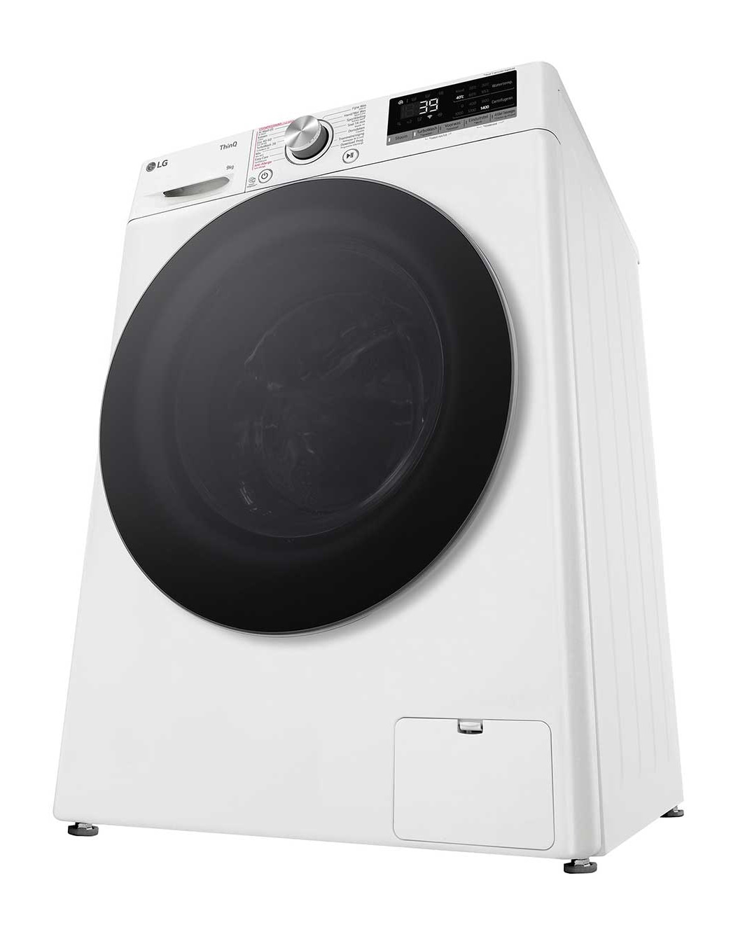 9kg Wasmachine GC3R709S1 + 9kg Droger RH90V9AV3N Wit - GC3R709S1 ...