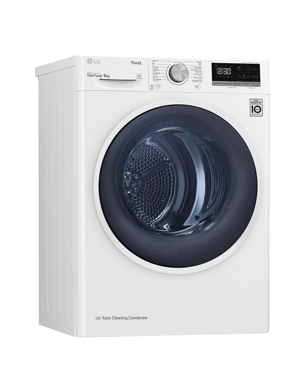 9kg Warmtepomp droger Wit | RH90V5AV6N | LG Nederland
