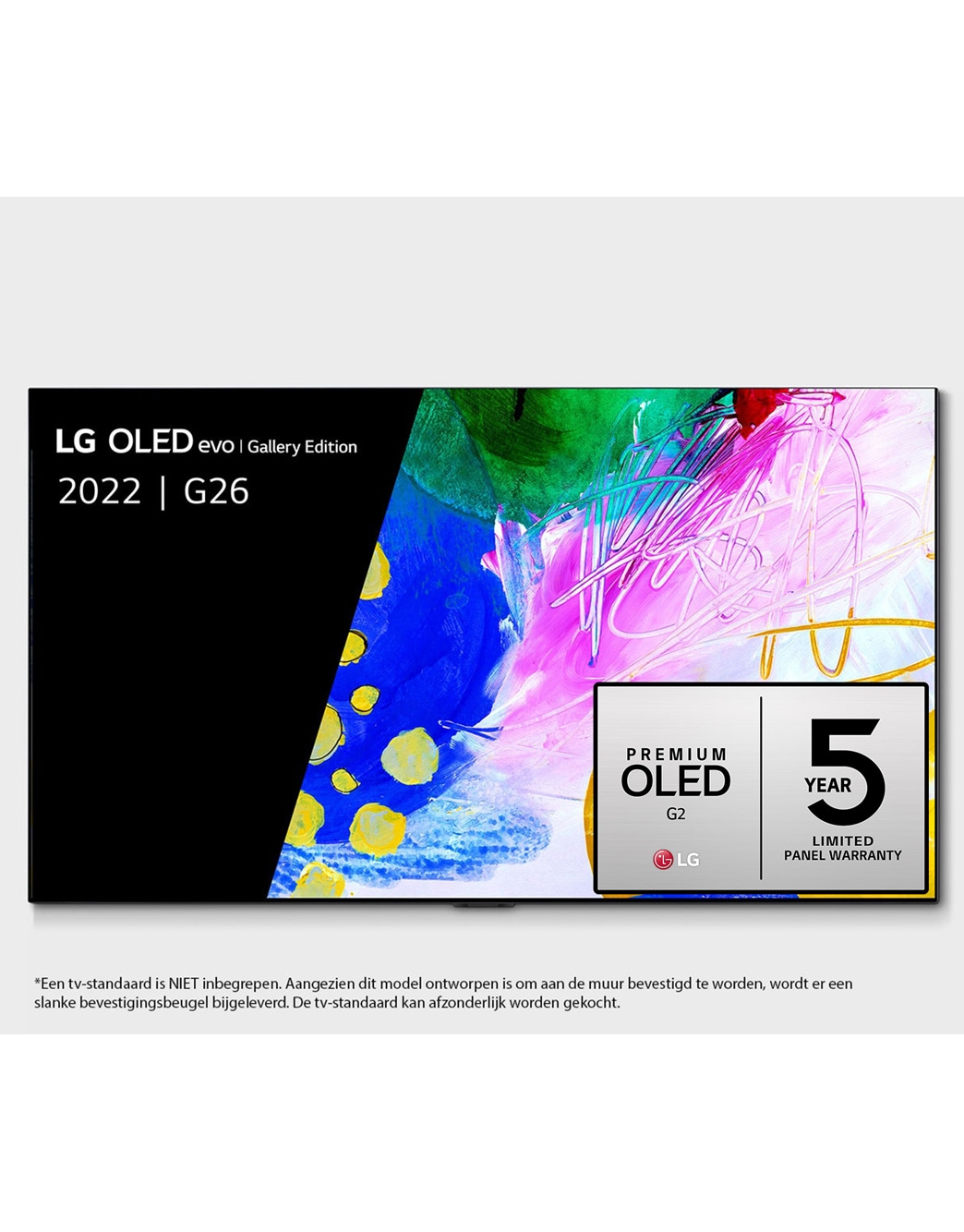 LG 65" G2 OLED evo Gallery Edition - OLED65G26LA | LG NL