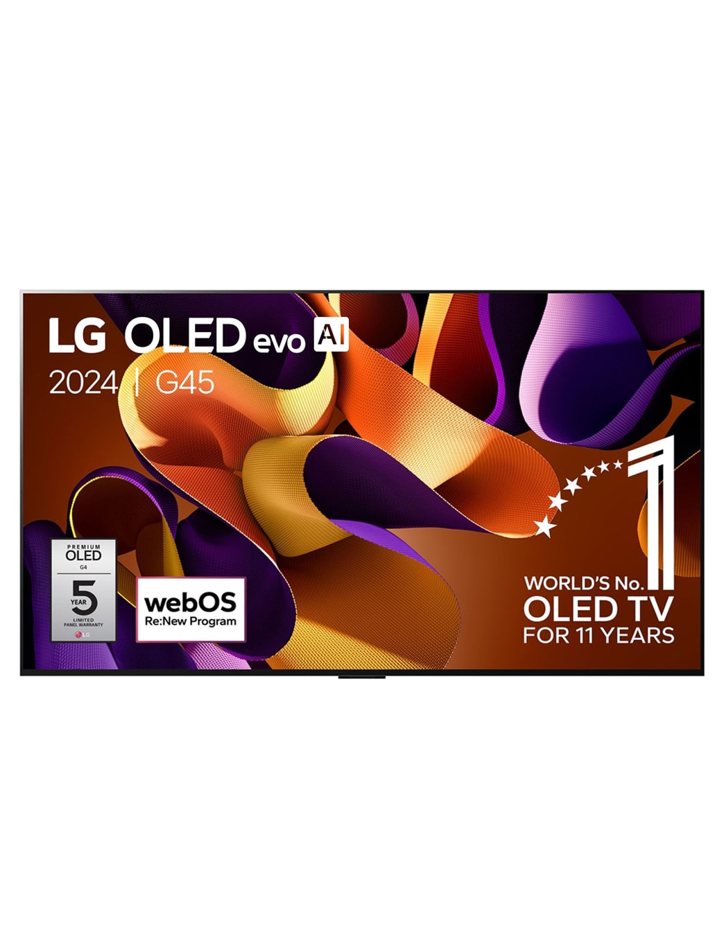 83 Inch LG OLED evo AI G4 4K Smart TV - OLED83G45LW | LG Nederland