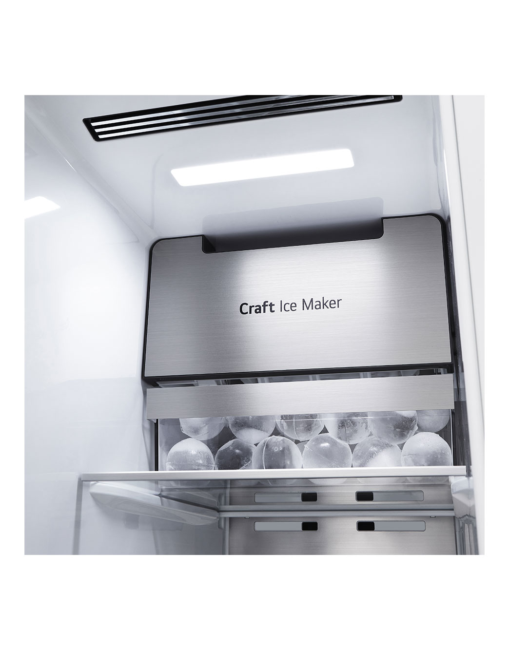635L Side by Side Fridge with Craft Ice™ GS-D600MBLC | LG NZ
