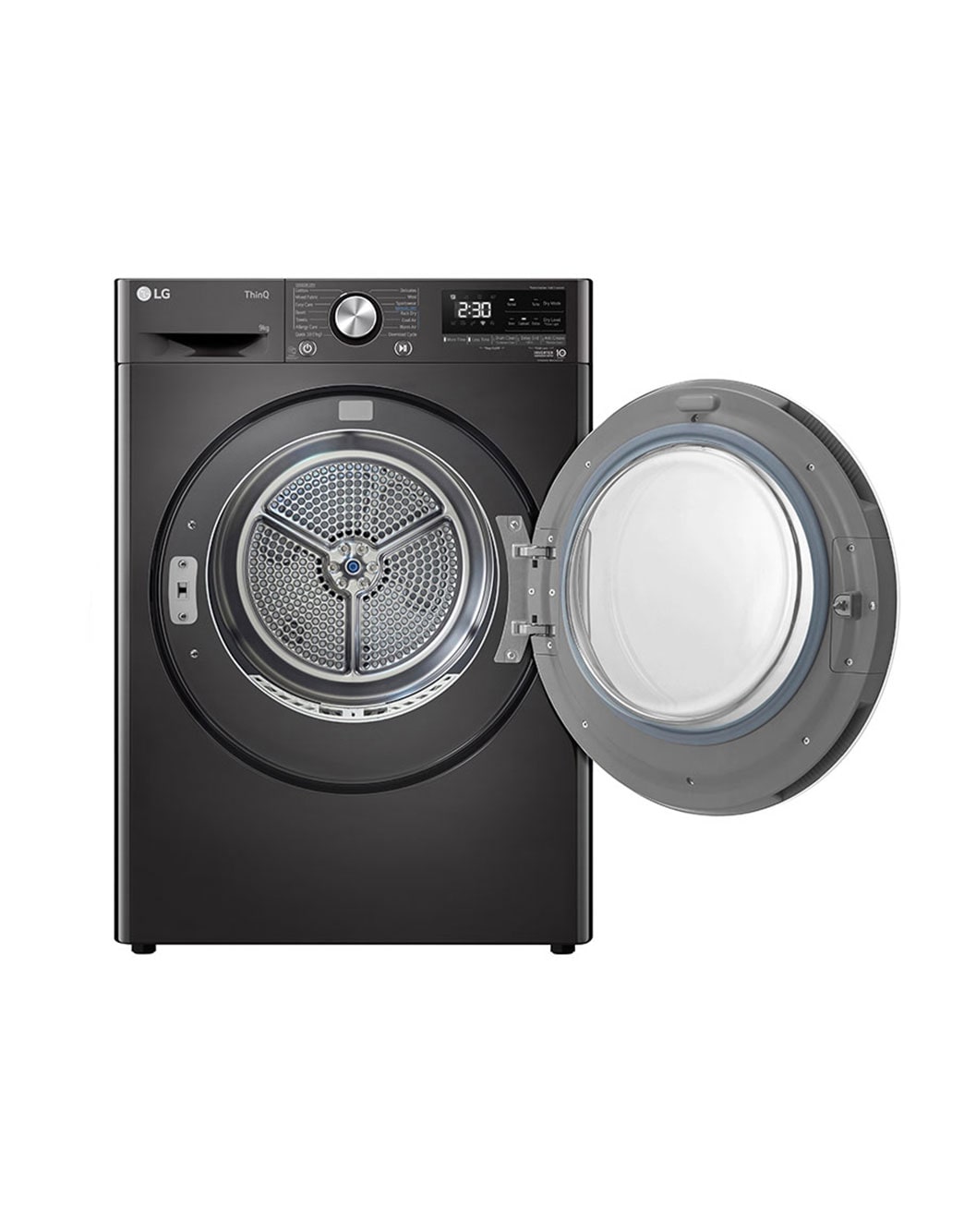 9kg Series 9 Heat Pump Dryer in Black - DVH9-09B | LG NZ