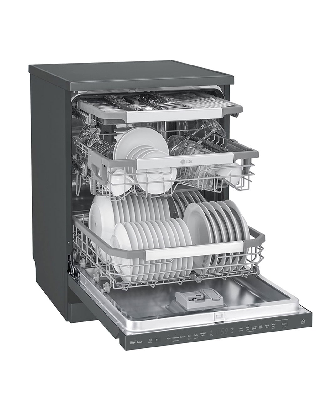 QuadWash® Dishwasher - Freestanding - XD3A15MB | LG New Zealand
