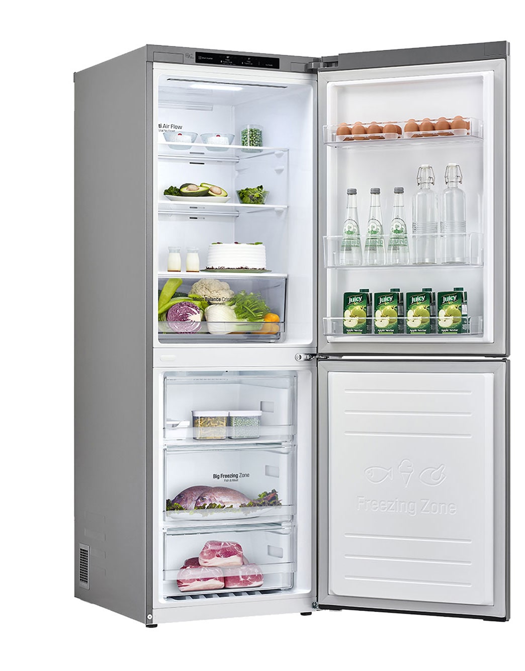 306L Bottom Mount Fridge in Stainless - GB-335PL | LG NZ