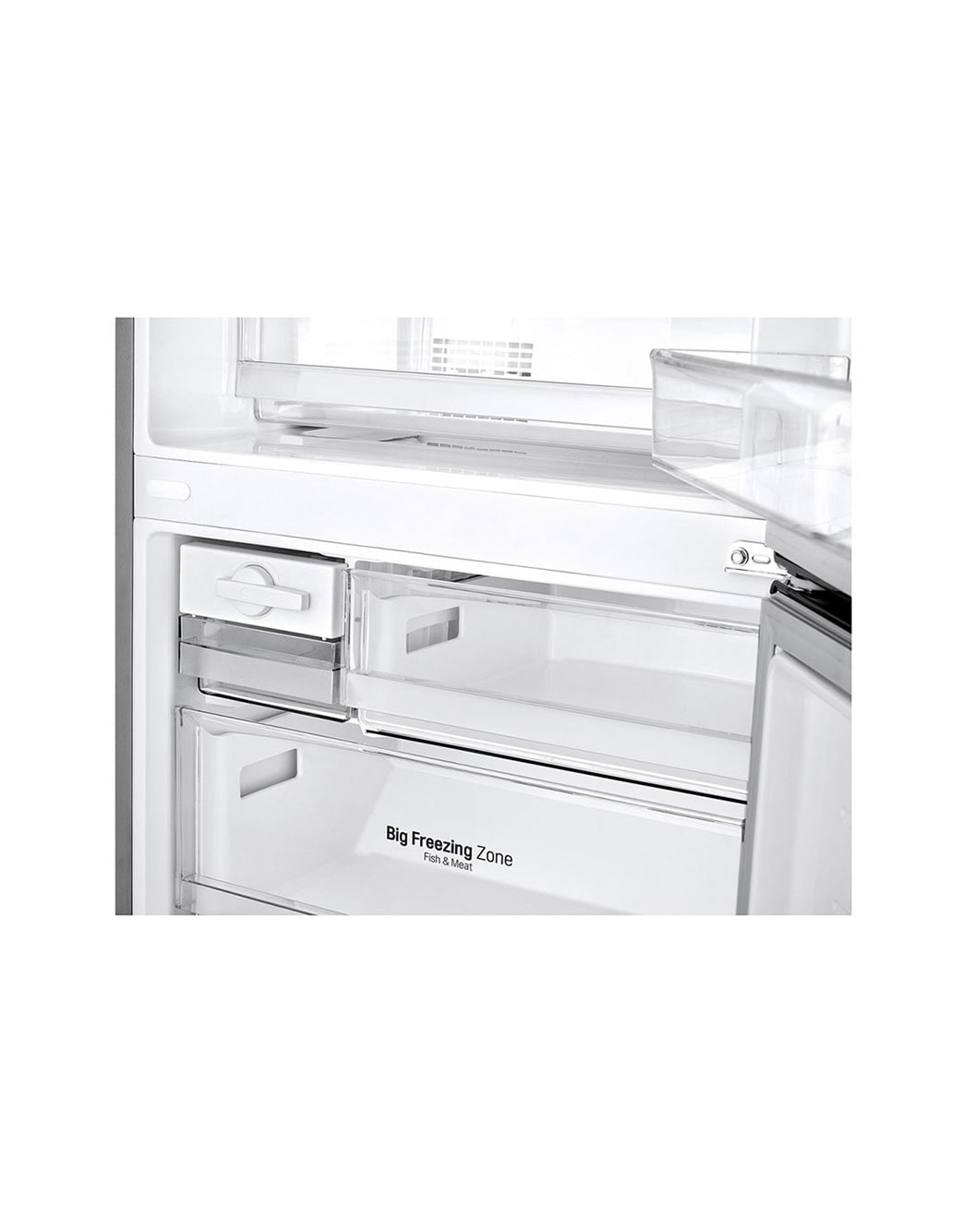 420L Bottom Mount Fridge - Graphite Finish - GB-455UPLE | LG New Zealand