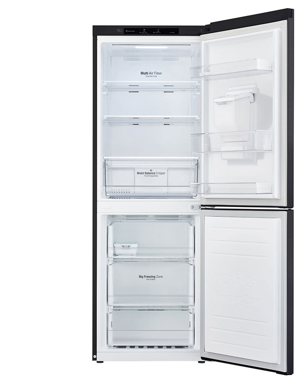 305L Bottom Mount Fridge in Matte Black - GB-W335MBL | LG NZ