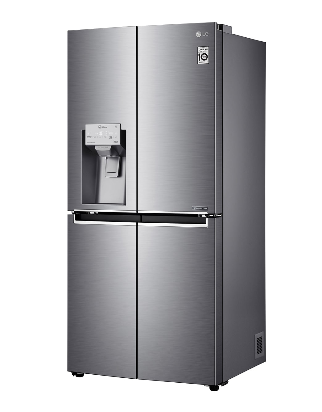 570L Slim French Door Fridge, in Stainless Finish - GF-L570PL | LG NZ