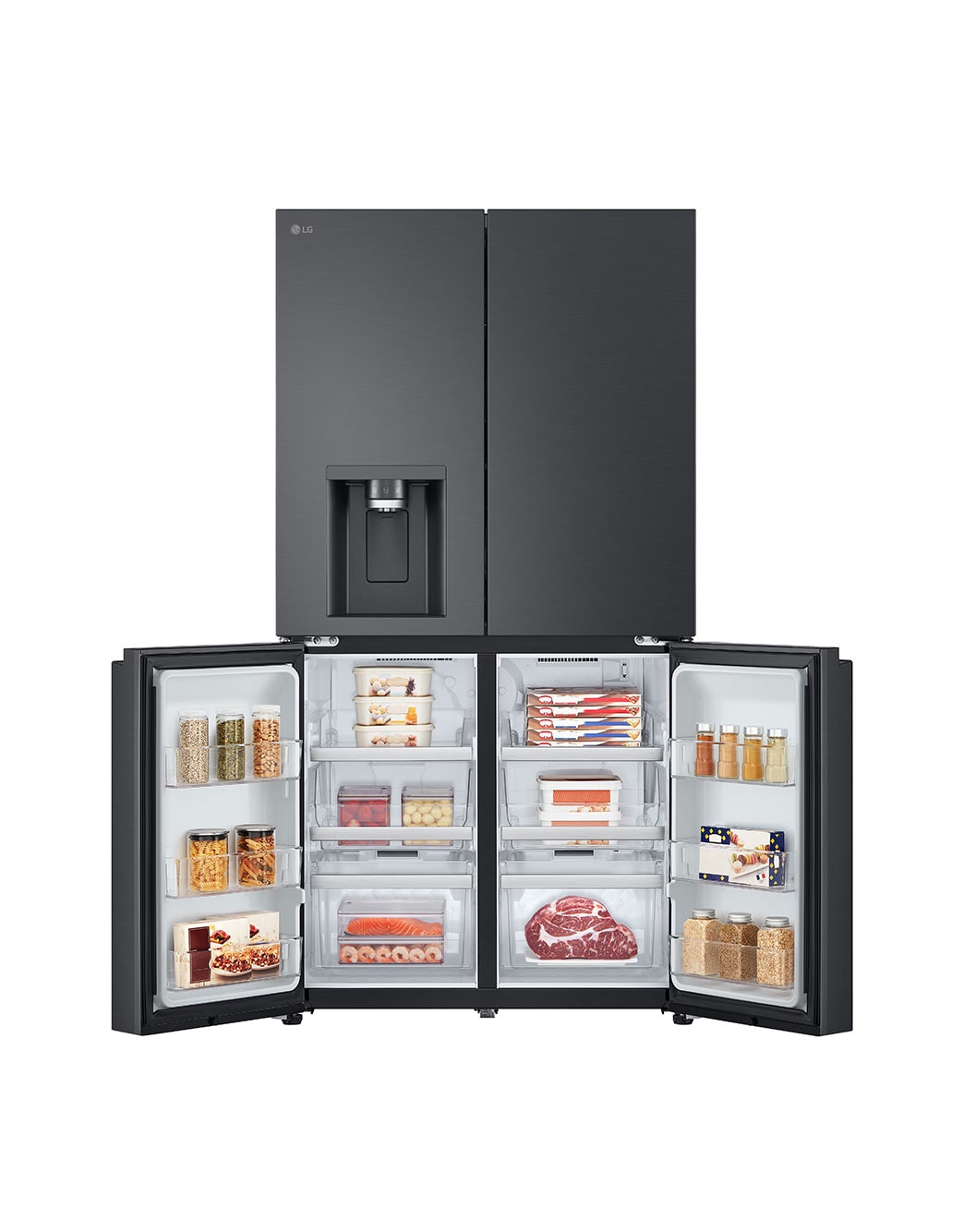 637L French Door Fridge - Plumbed - GF-L700MBL | LG NZ