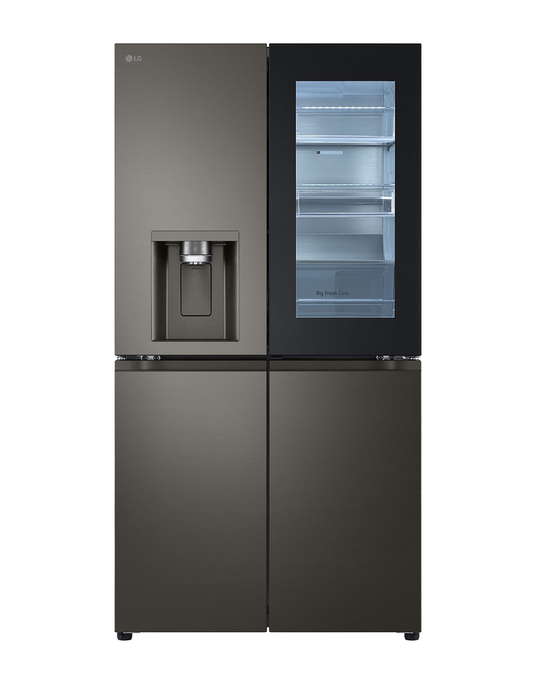 642L French Door Fridge - InstaView® - GF-V700BSLC | LG NZ