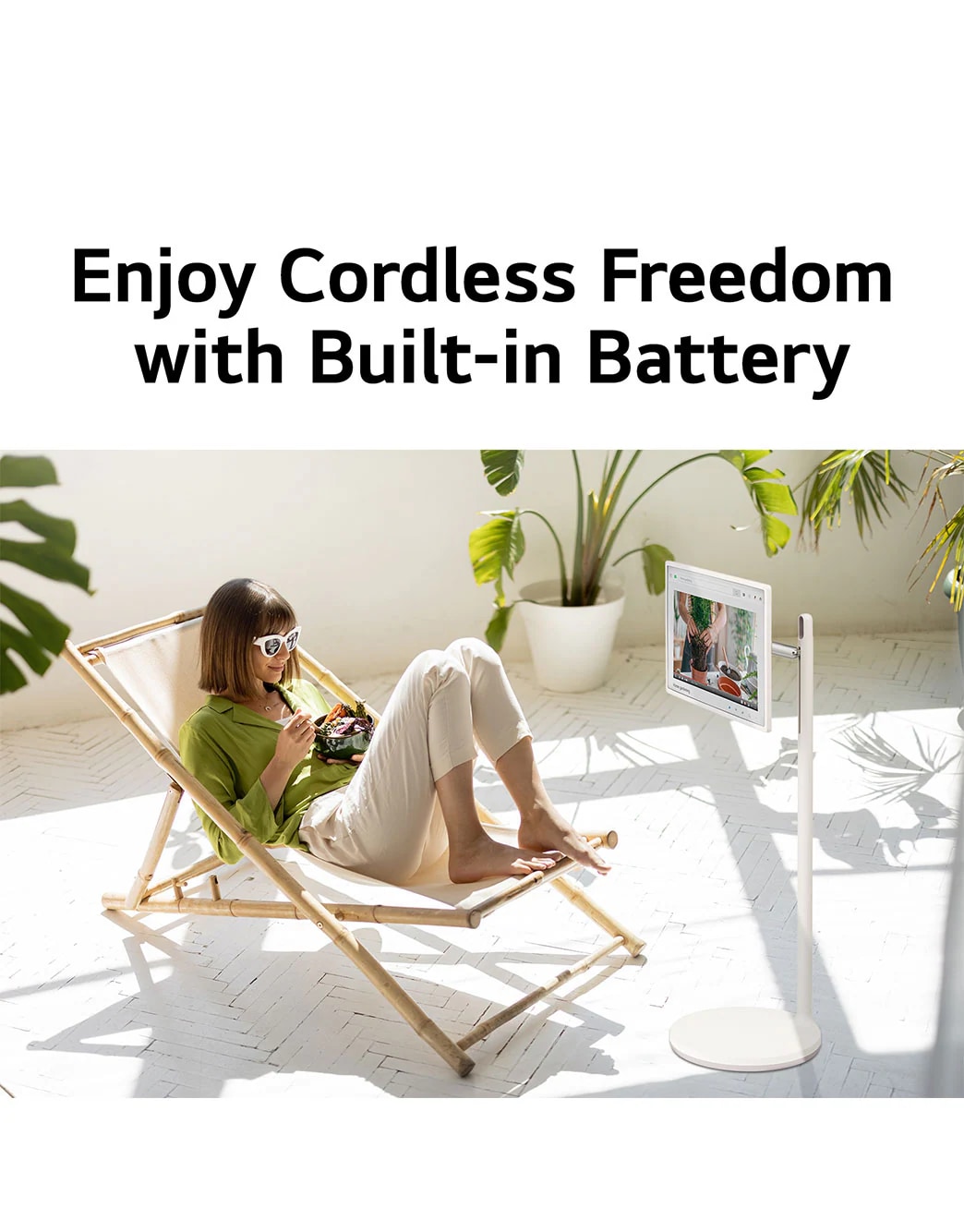 LG StanbyME Portable Smart Touch Screen - 27ART10AKPL | LG NZ