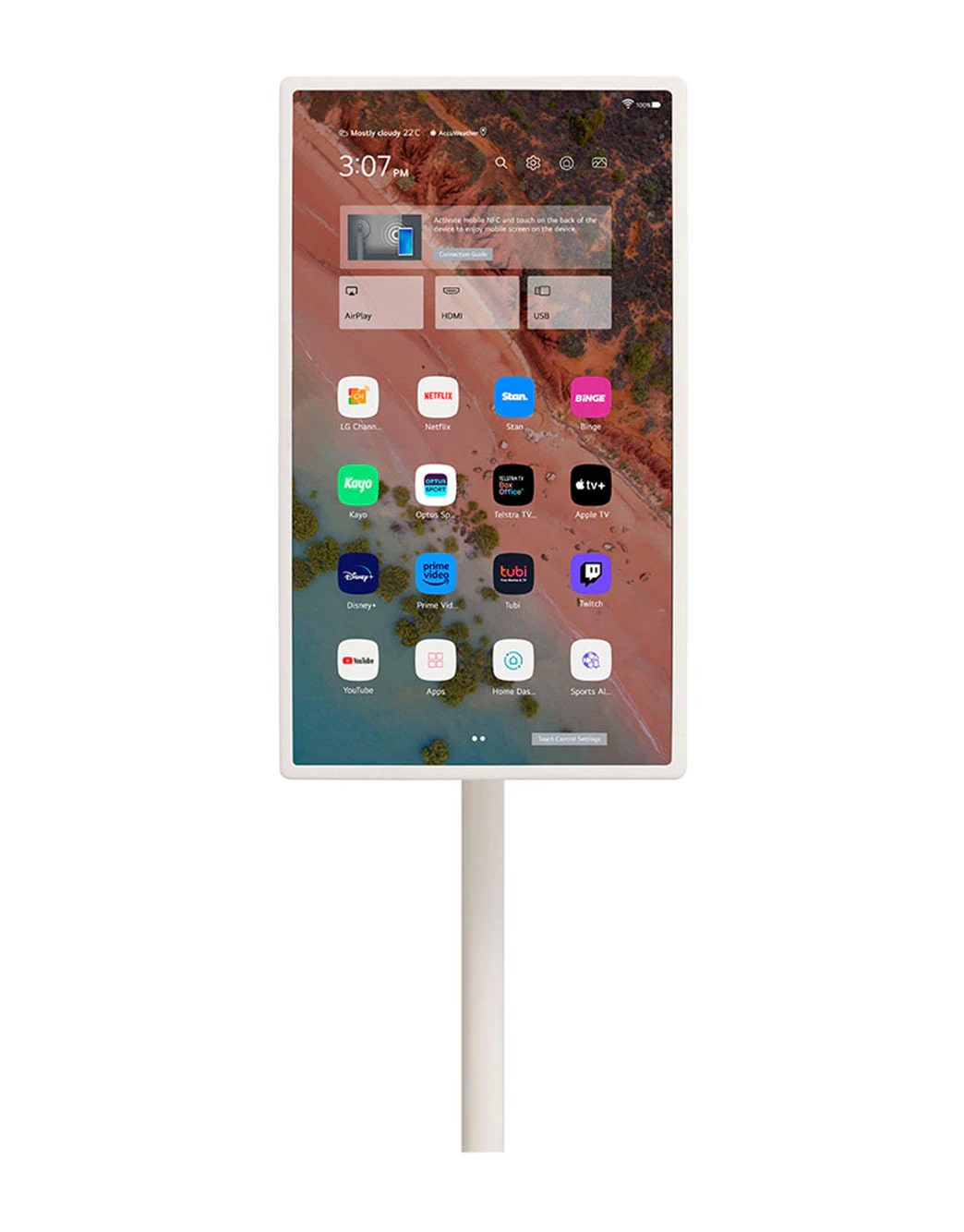 LG StanbyME Portable Smart Touch Screen - 27ART10AKPL | LG NZ