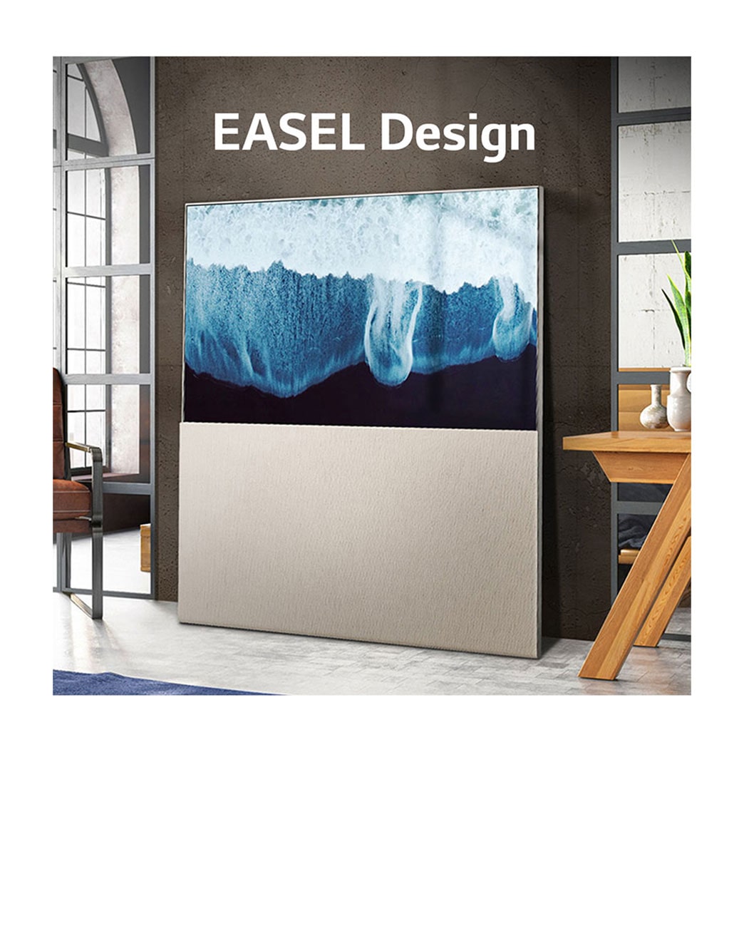 LG Objet Collection – Easel 65'' 4K OLED - 65ART90E6QA | LG NZ