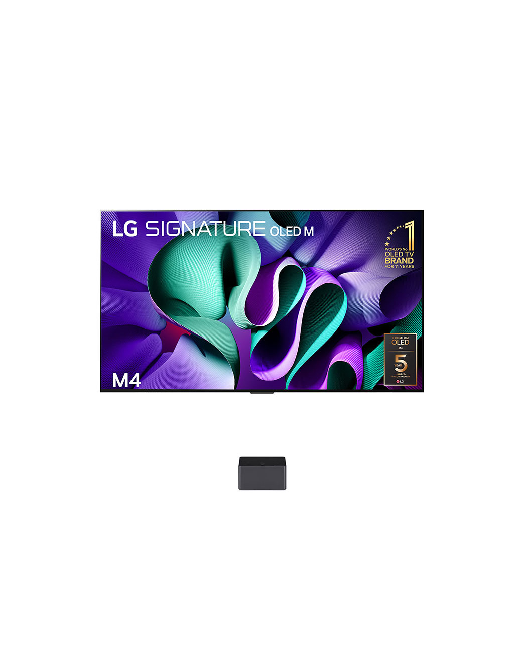 97 inch LG SIGNATURE OLED M4 True Wireless TV with 4K 120Hz Video ...