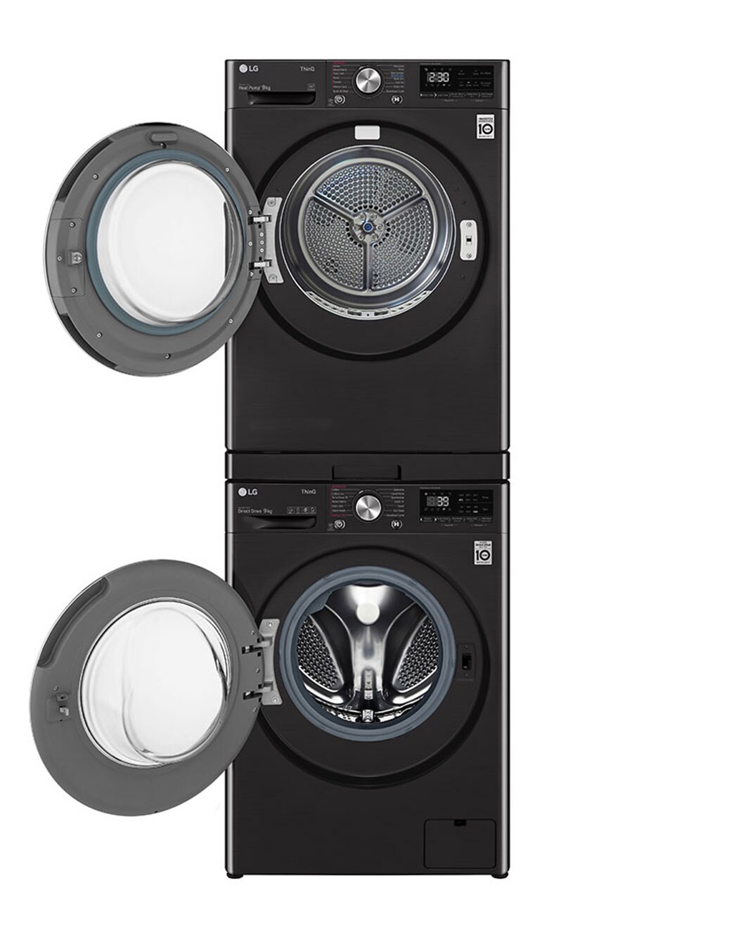 LG Washer+Dryer Stacking Kit w shelf - Black - STKIT-BK | LG NZ