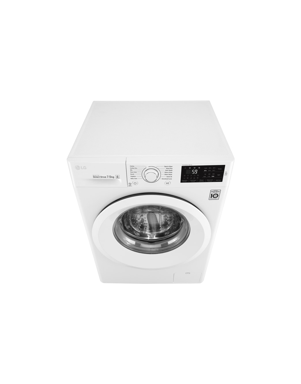 7.5kg Front Loader Washing Machine with 6 Motion Direct Drive ...