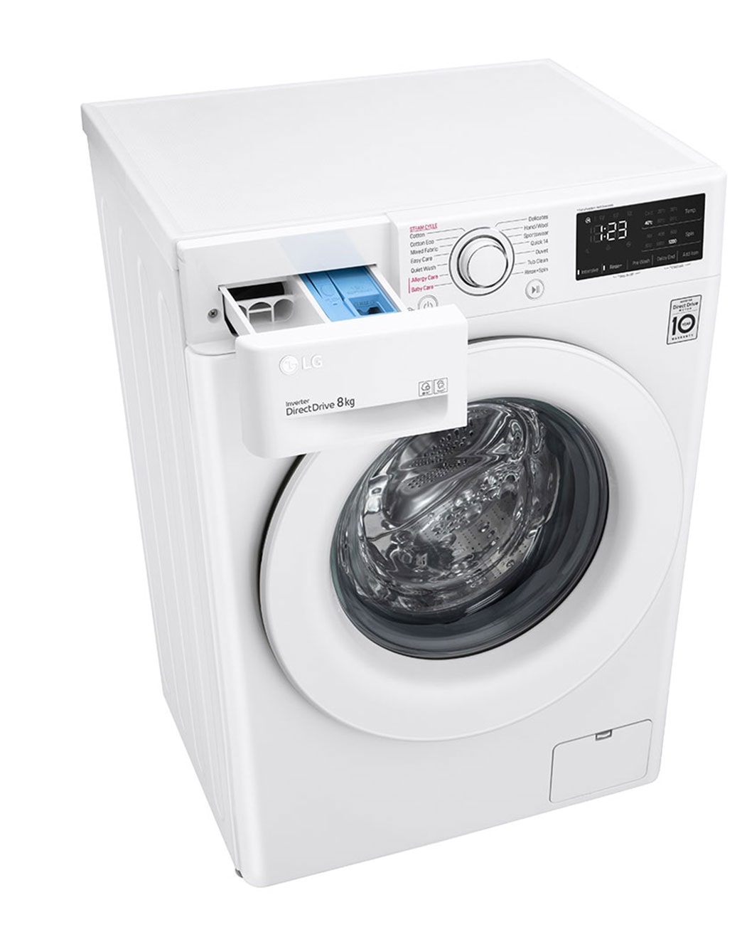 8kg Series 3 Front Load Washing Machine - WV3-1208W | LG NZ