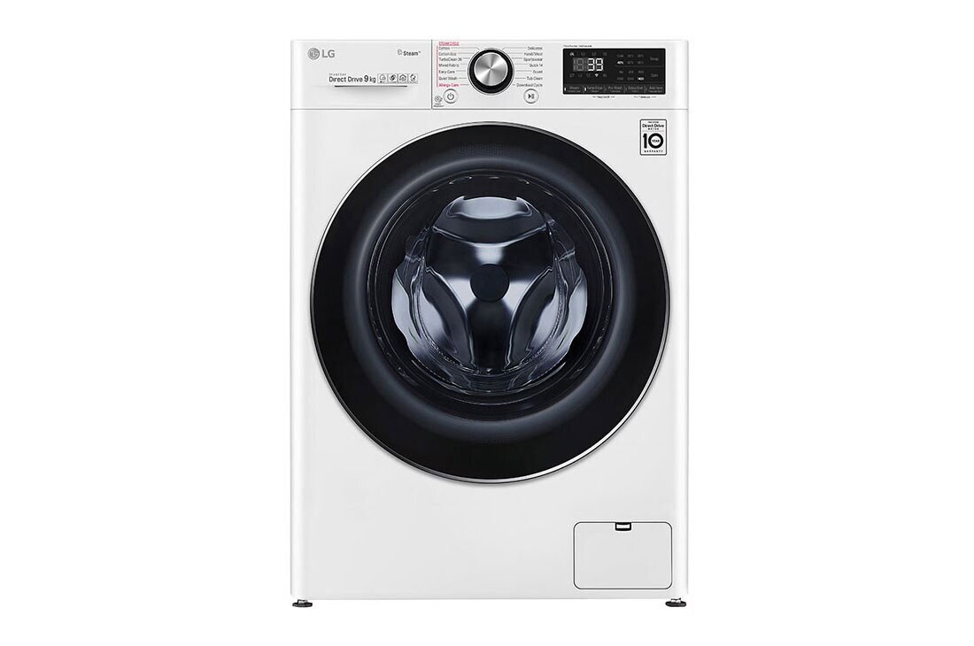 9kg Front Load Washing Machine with Steam⁺ - WV9-1409W | LG NZ