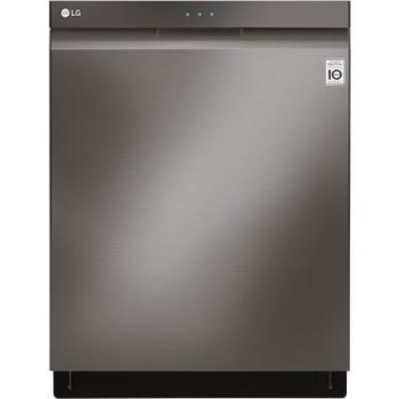 LG Black Stainless Steel Series Top Control Dishwasher with QuadWash ...