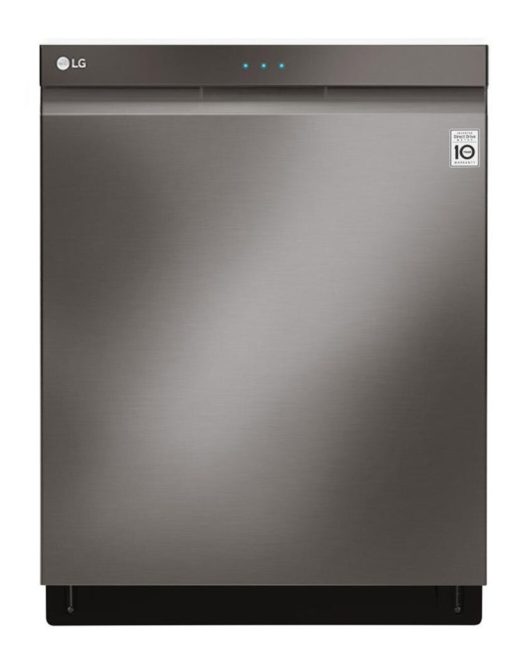 LG Black Stainless Steel Series Top Control Dishwasher with QuadWash ...