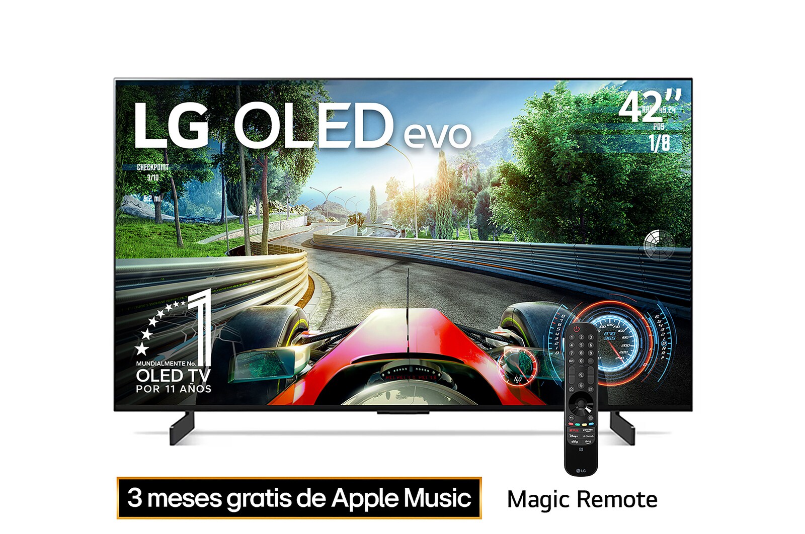 Pantalla LG OLED 42'' C3 4K SMART TV con ThinQ AI - OLED42C3PSA | LG PA