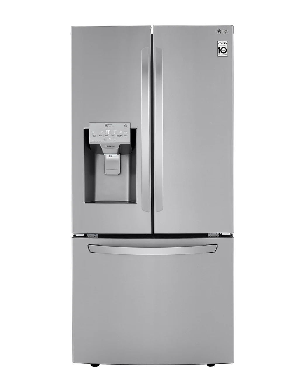 Refrigeradora French Door 25pᶟ LG LM65SGS ThinQ™ | LG PA