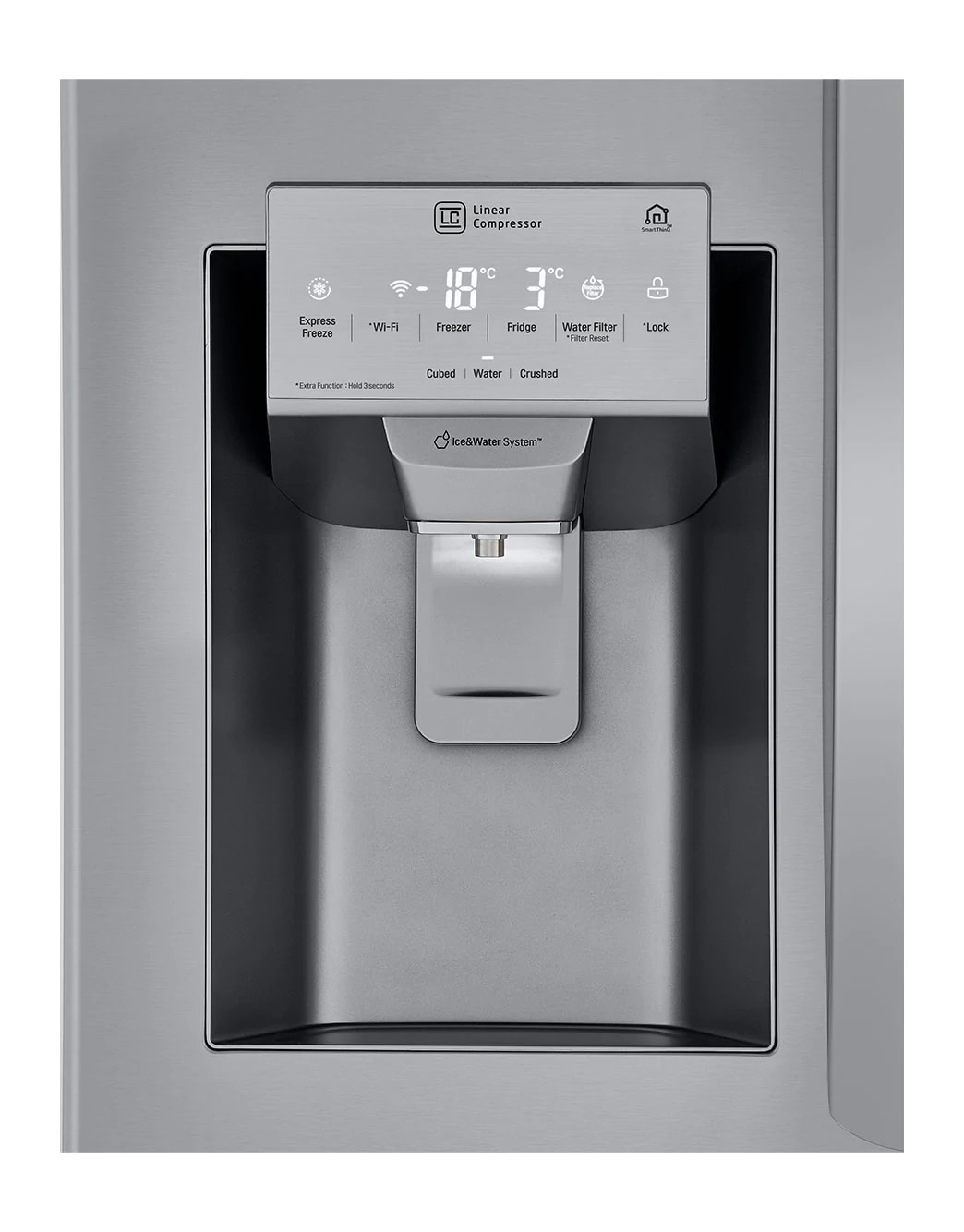 Refrigeradora French Door 25pᶟ LG LM65SGS ThinQ™ | LG PA