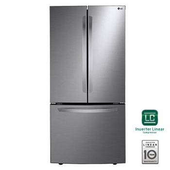Refrigeradora French Door 25p³ LG LM65BGSK | LG PA