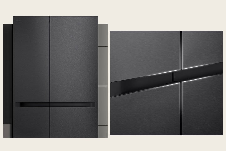 Refrigeradora French Door 23 pᶟ - VS25BJNK | LG PA