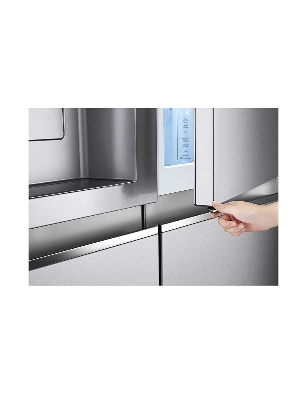 Refrigeradora Side By Side 23.8 pᶟ - LS66SDN | LG PA