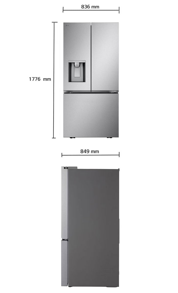 Refrigeradora Multi-door VF25LNIBB LinearCooling™ | LG PA
