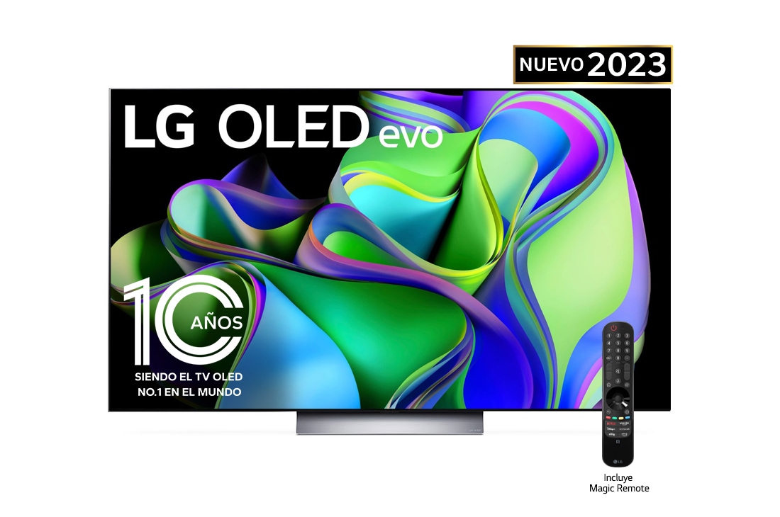 Pantalla LG OLED evo 65'' C3 4K SMART TV con ThinQ AI - OLED65C3PSA | LG PA