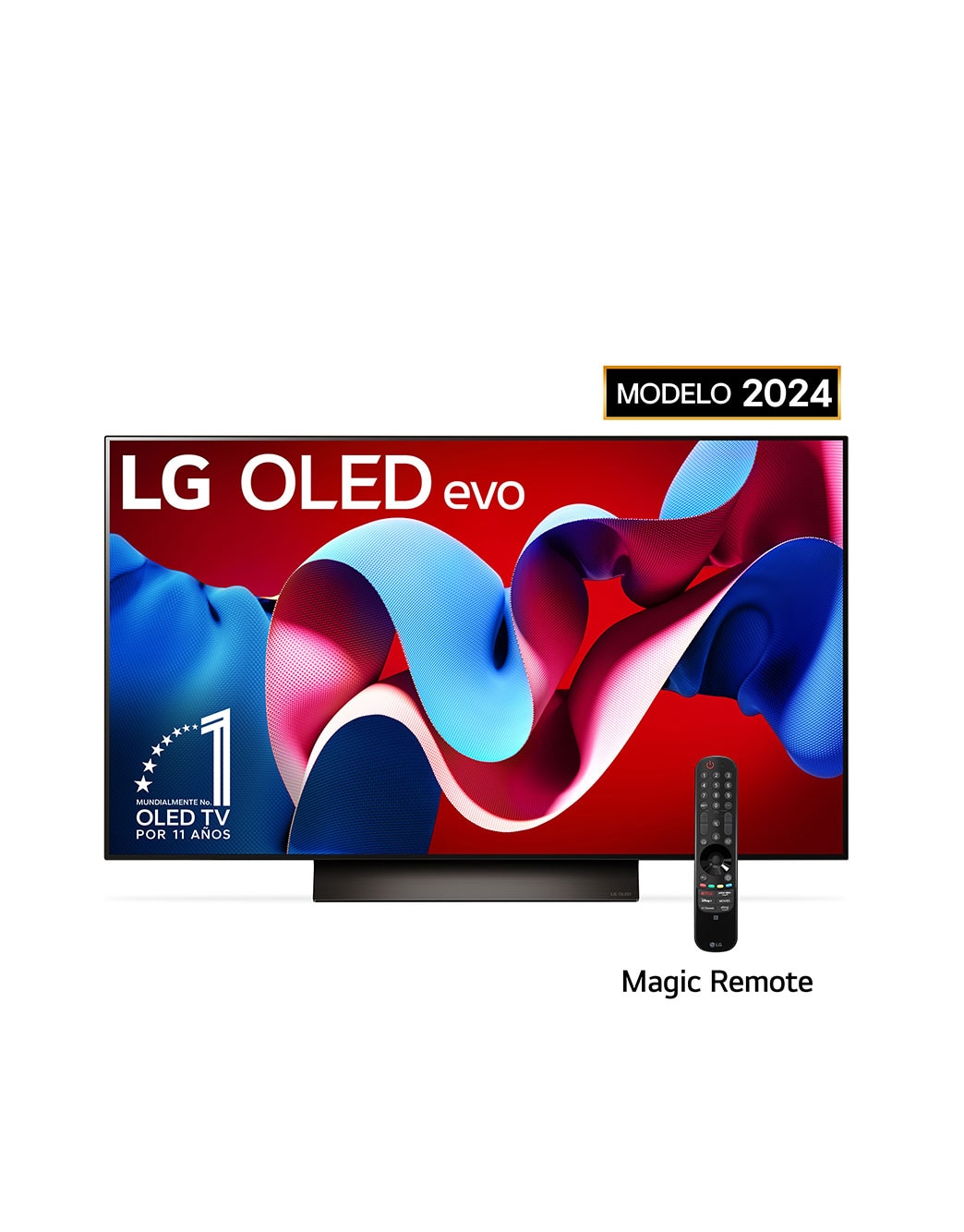 55 Pulgadas LG OLED evo C4 | 4K Smart TV | TV OLED55C4 | LG PA