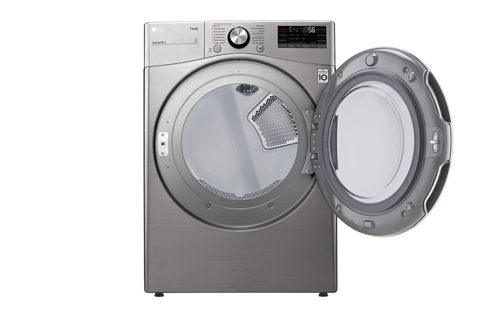 LG Secadora Carga Frontal 22 Kg DF22WV2BR Blanco | LG PA
